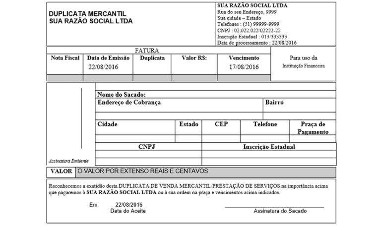 Duplicata Mercantil – O que é e como pode ajudar no seu Negócio | Br ...